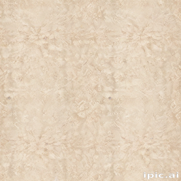 Textured Background of Soft Cream Color with Subtle Floral Patterns