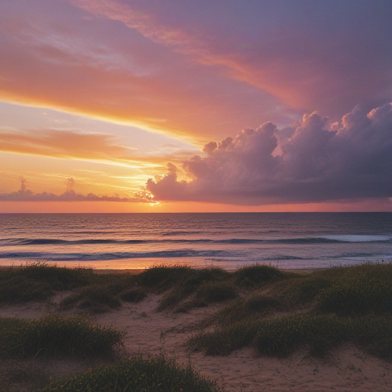 a beautiful sunset