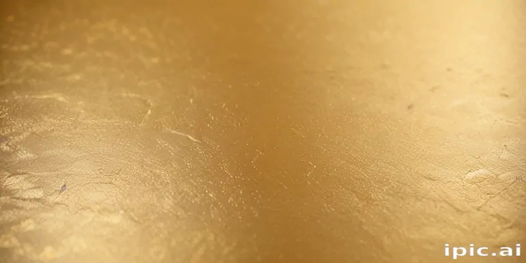 A Gleaming Surface of Shimmering Gold with Subtle Textures and Patterns.