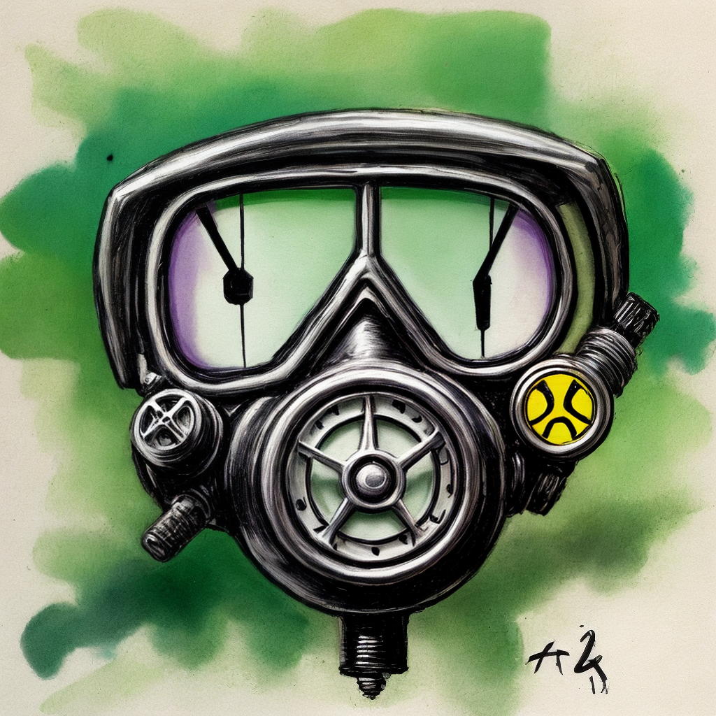 Gas Mask, Toxic Gas Symbols, Toxic Gas Symbols, For Label
