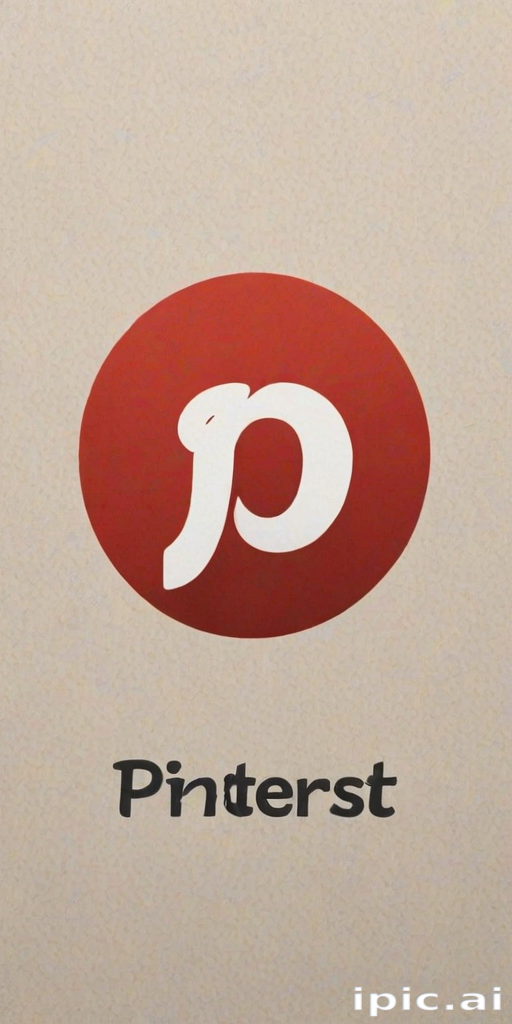 Iconic Logo of Pinterest Featuring the Distinctive Red Circle Design