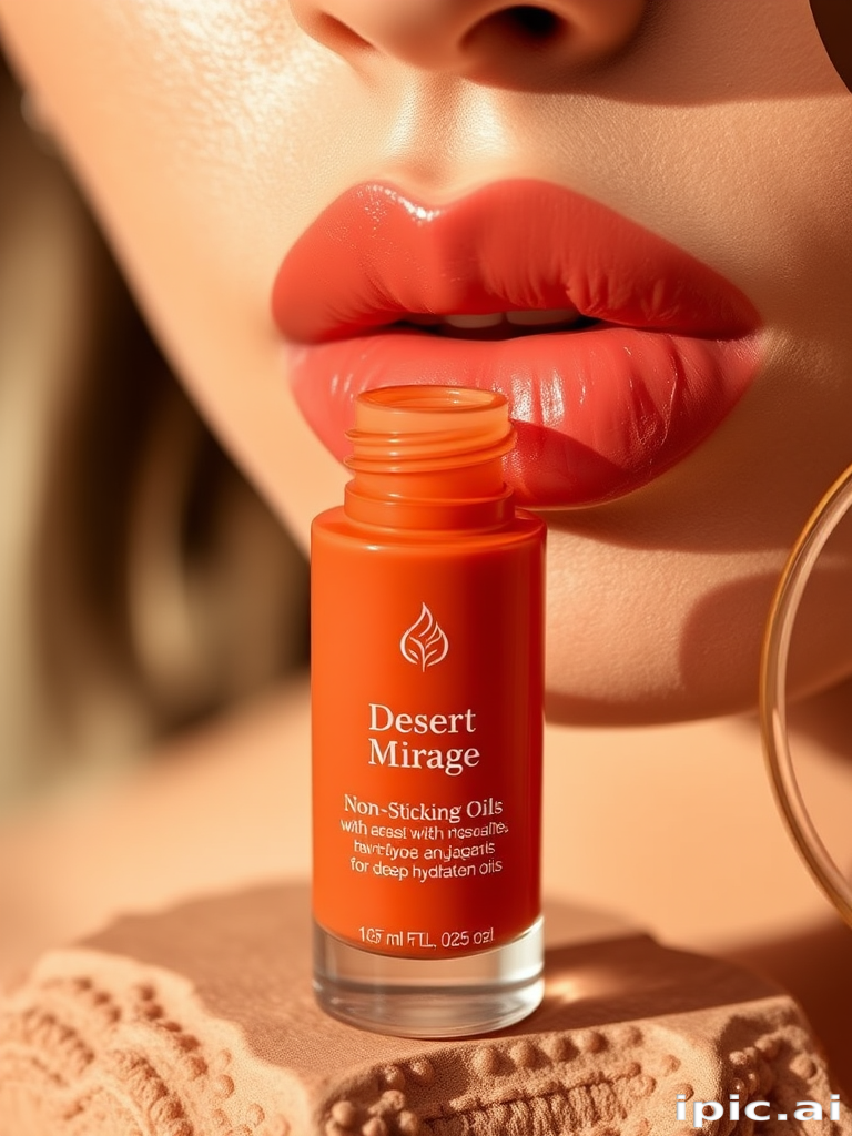 Desert Mirage Non-Sticking Oils: Hydrating Beauty for Lush, Glossy Lips
