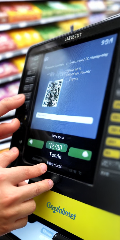 create a self scan till at a supermarket that uses fingerprint ...