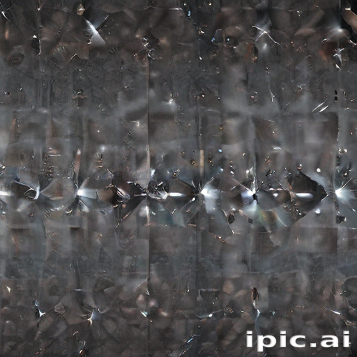 Abstract Reflections and Light Patterns on a Shiny Textured Surface