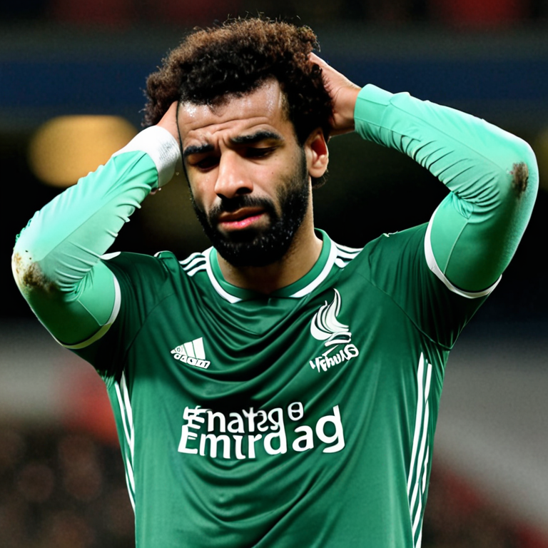 mo salah crying after losing the carabao cup final to chelsea