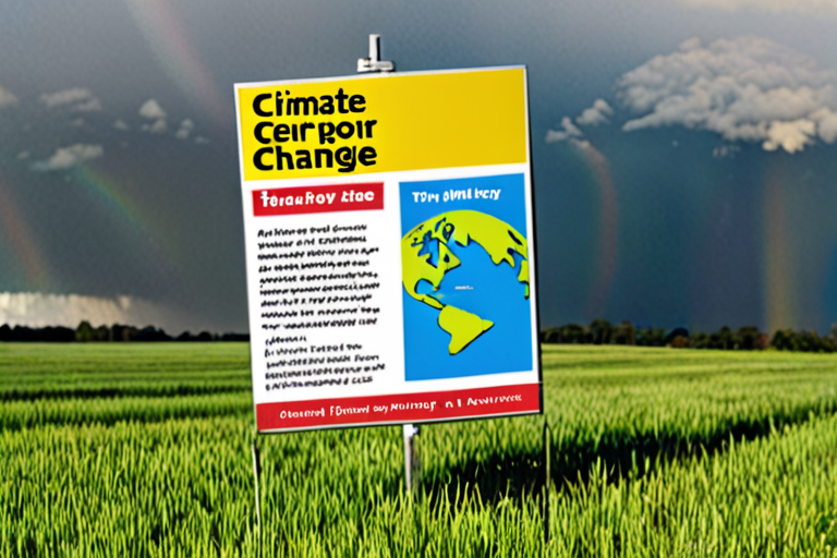 Poster for climate change