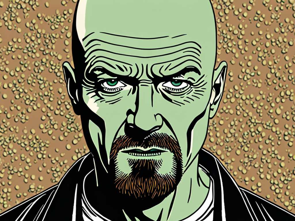 Breaking Bad designed with the features of the Berserk manga