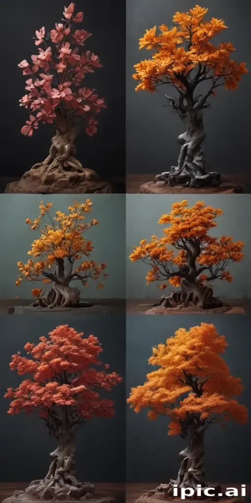 Stunning Collection of Artistic Trees Showcasing Vibrant Seasonal ...