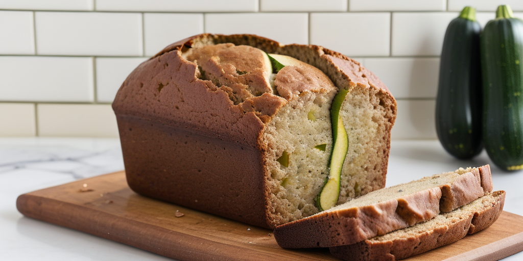 Deliciously Moist Zucchini Bread Loaf Perfect for Any Time of Day