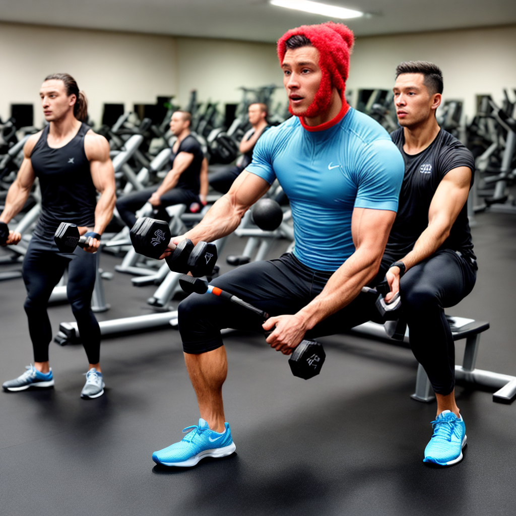 Describe a typical training session at the gym. Include details about ...