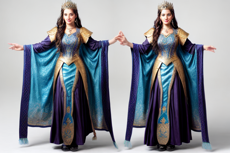 Norse Godess Gróa, full body