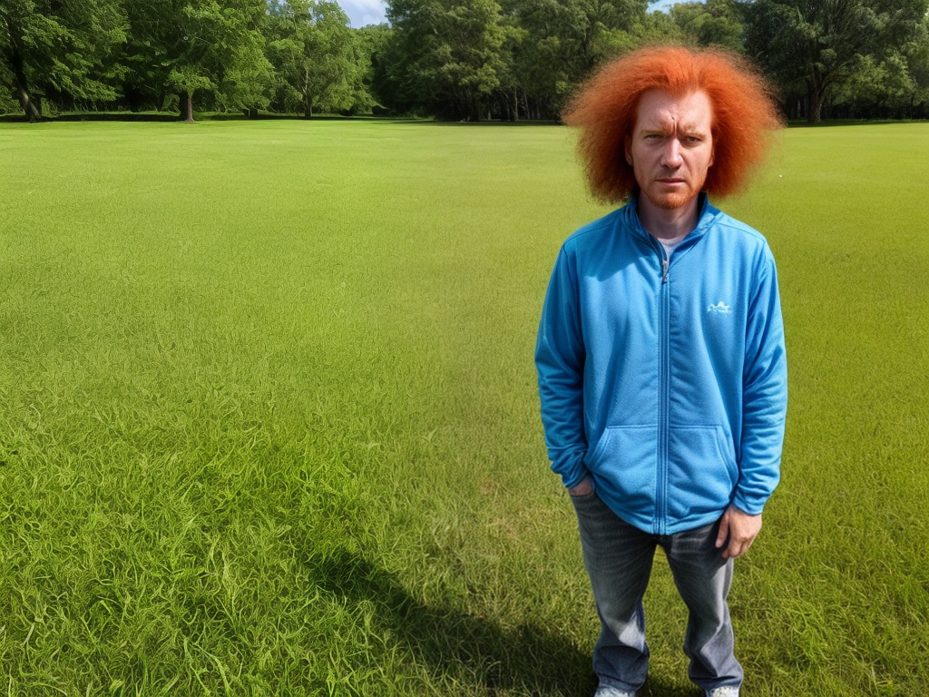 really angry ginger haired person