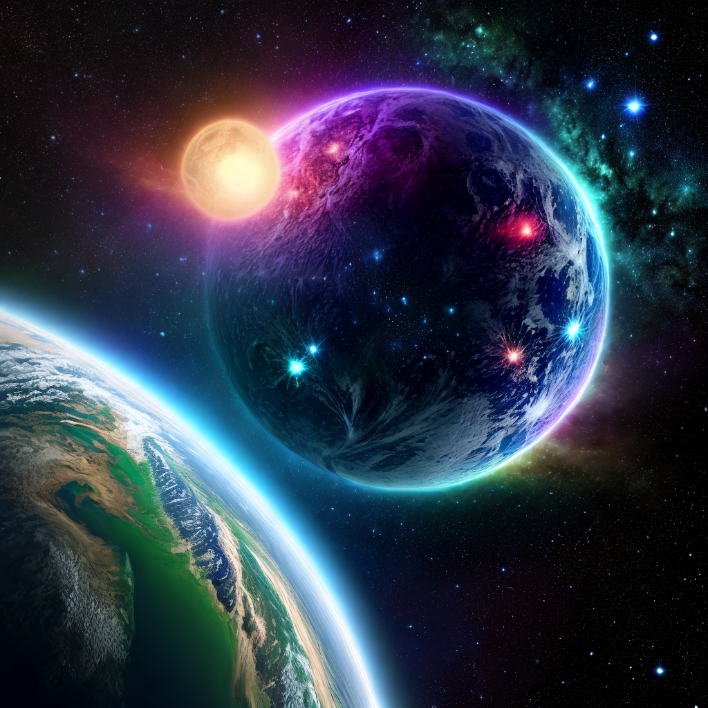 The most beautiful high-dimensional planet