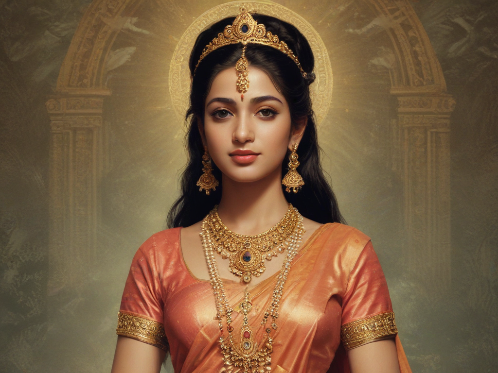 godess sita digital art