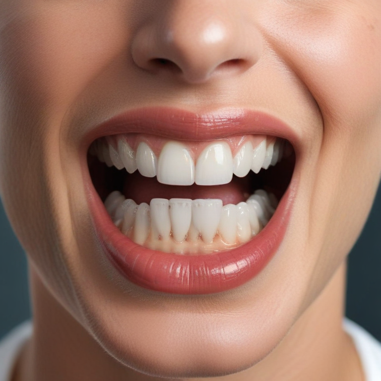 modern, inovative dentist and implants, teeth, modern, futuristic ...