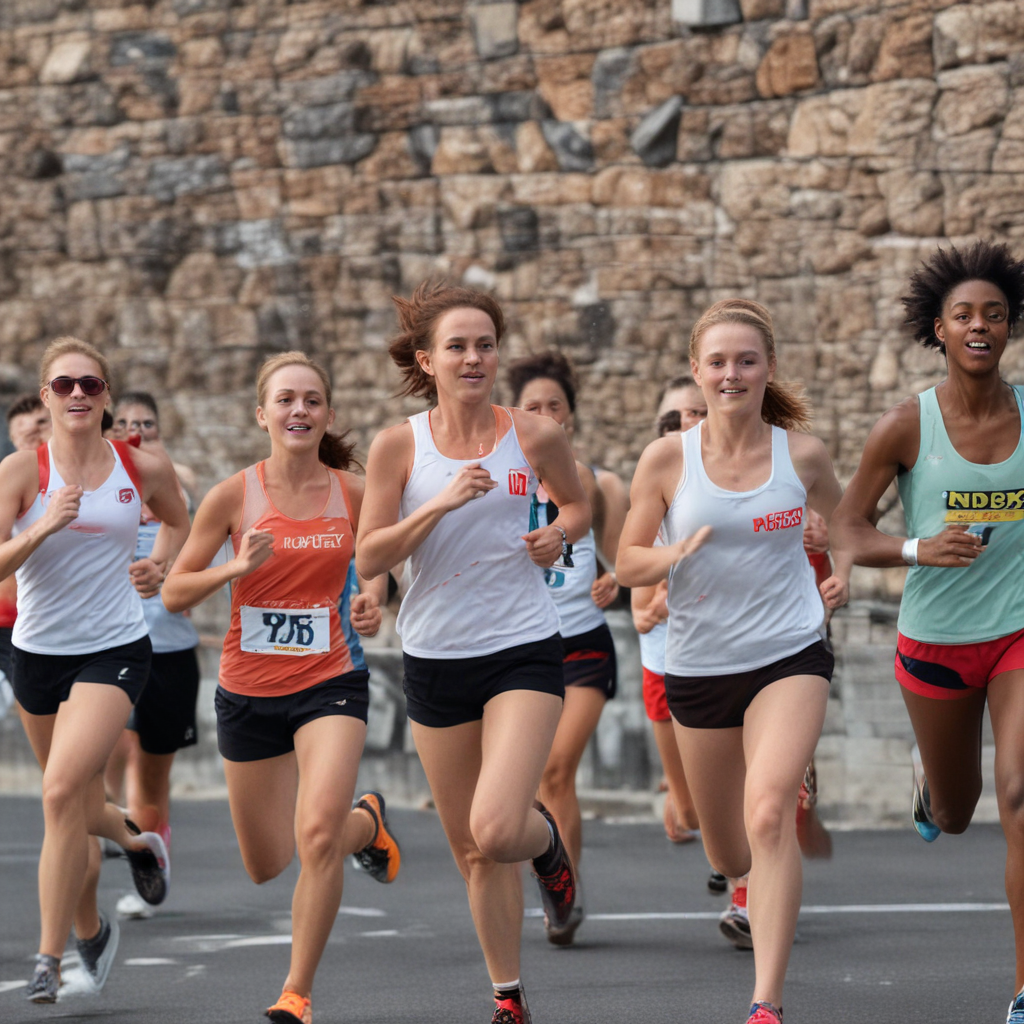 everyone running animated