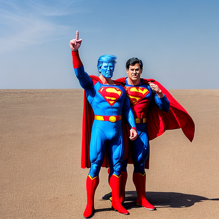 Donald Trump as Superman