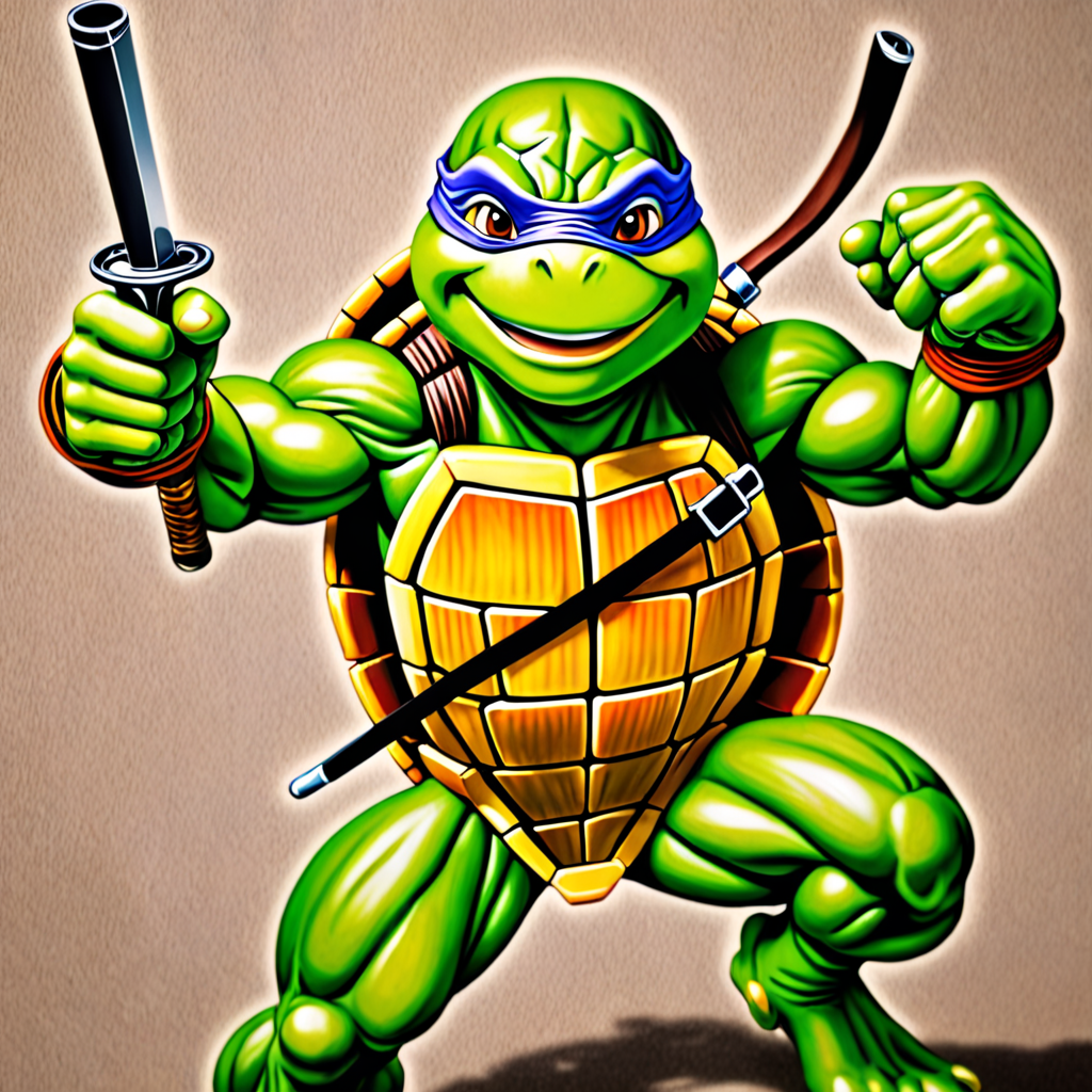 Micheal Angelo ninja turtle