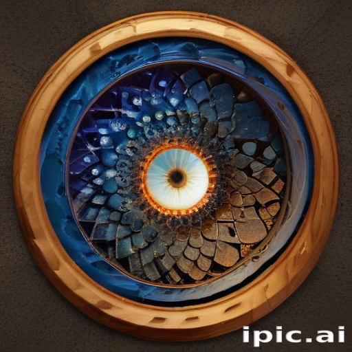 Intricate Circular Design Featuring Vibrant Colors and Detailed Textures