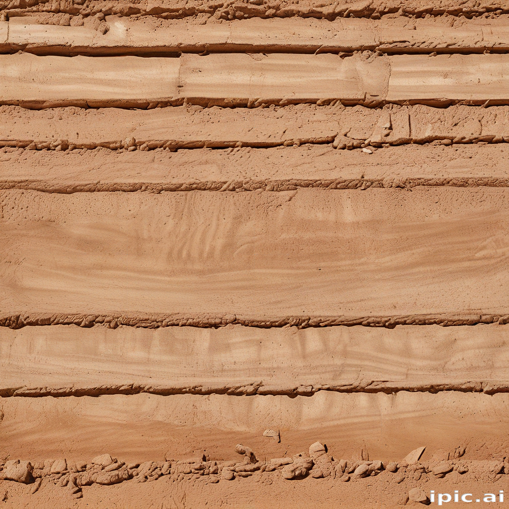 Layers of Earthy Texture Showcasing Natural Strata in Rich Brown Tones
