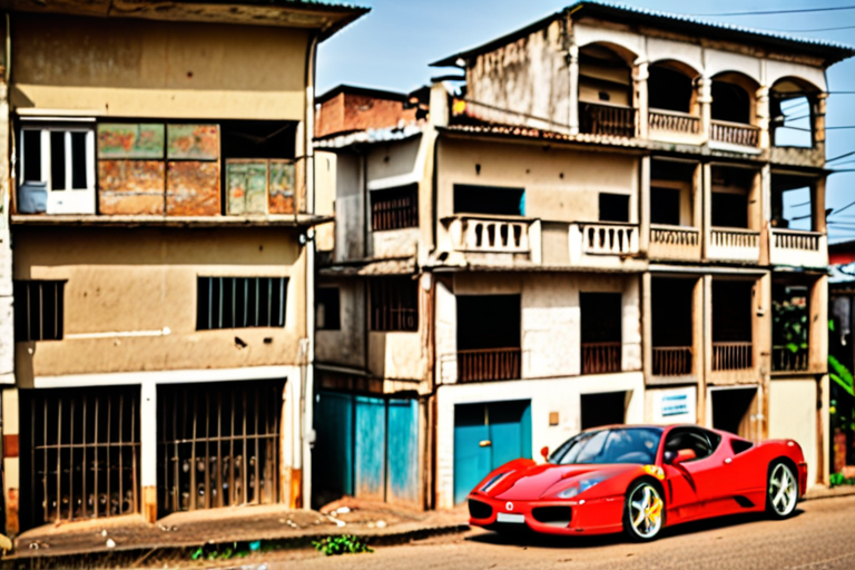 Ferrari In a poor community in Brazil, awakening a sobering feeling of ...