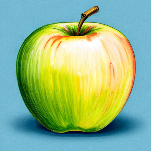 Animated apple