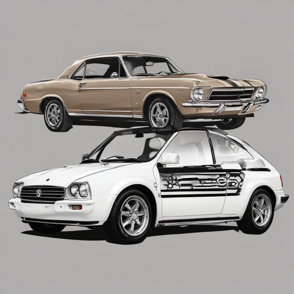 Classic and Modern Car Duo: A Timeless Automotive Comparison in Style