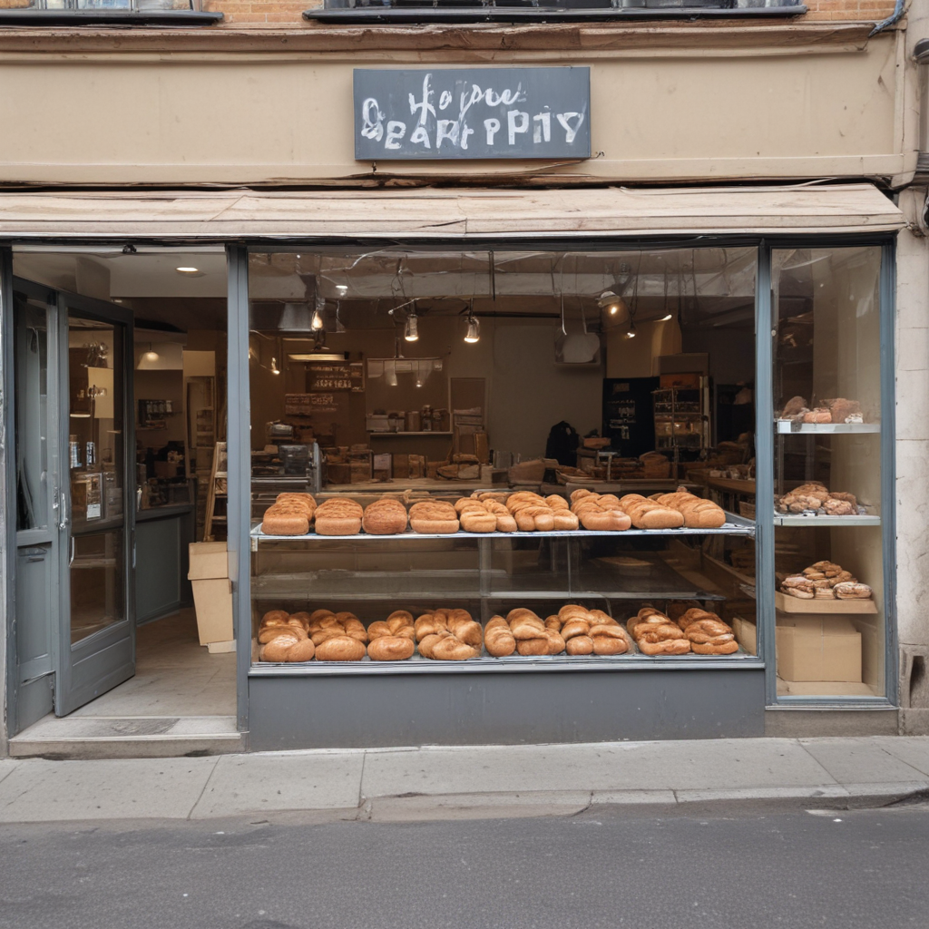a bakery that has been broken into