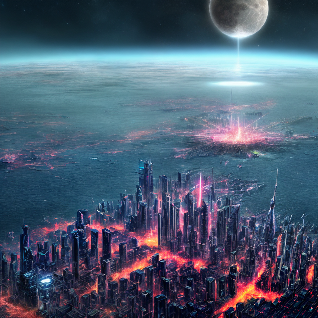 A perfect near-futuristic city that is falling to pieces and undergoing ...