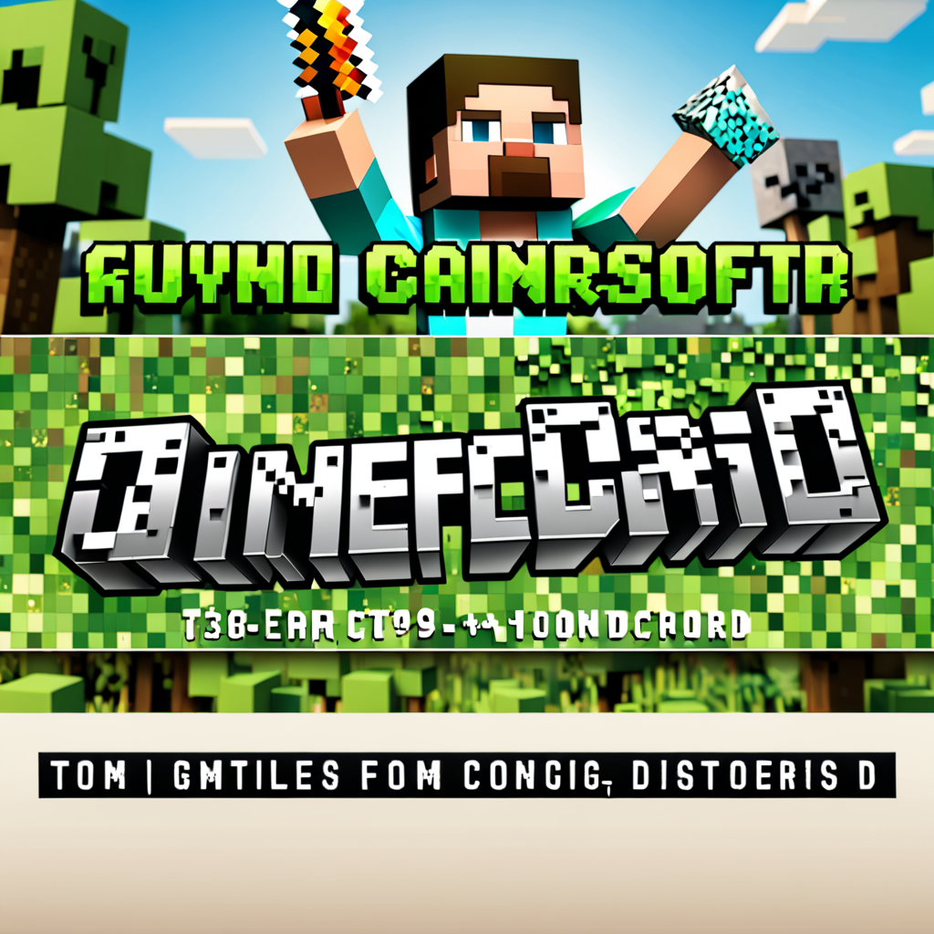 Minecraft style discord banner