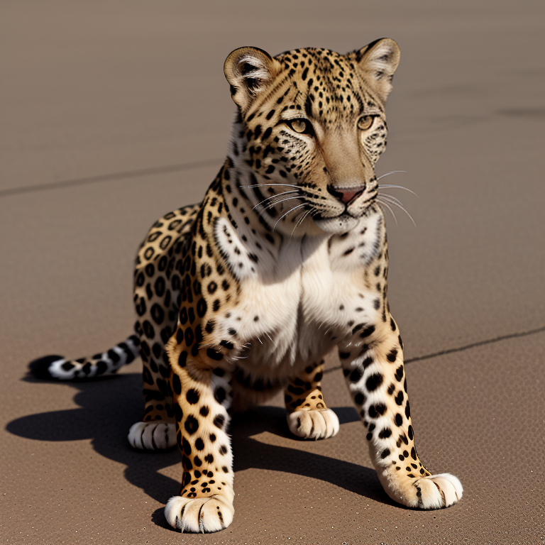 A Majestic Leopard Staring Intently with Striking Amber Eyes and Unique ...