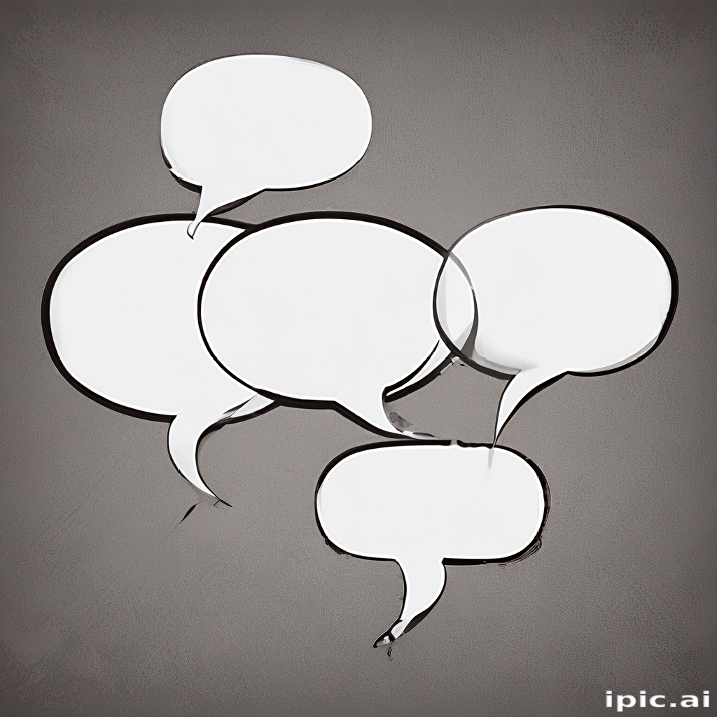 Creative Dialogue Bubbles Representing Conversations and Communication ...