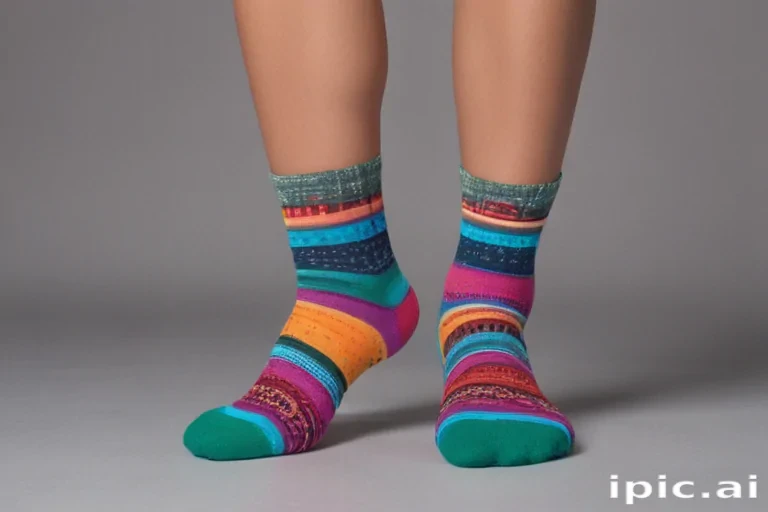 Vibrant and Colorful Striped Socks Perfect for Adding Fun to Any Outfit