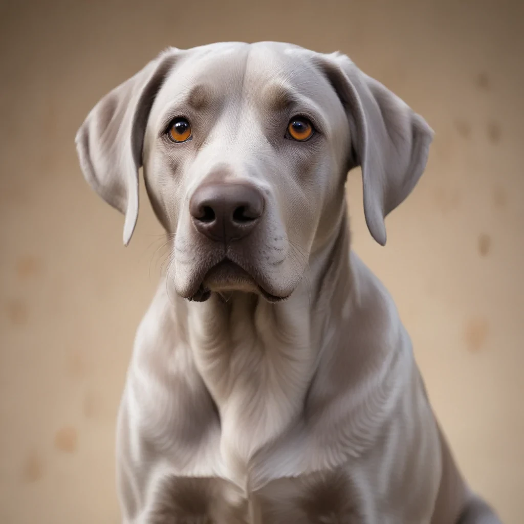 A Beautiful Portrait of a Labrador Retriever with Captivating Eyes and ...