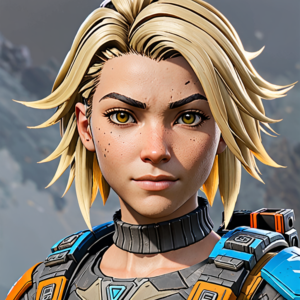 Apex legends wattson blonde hair
