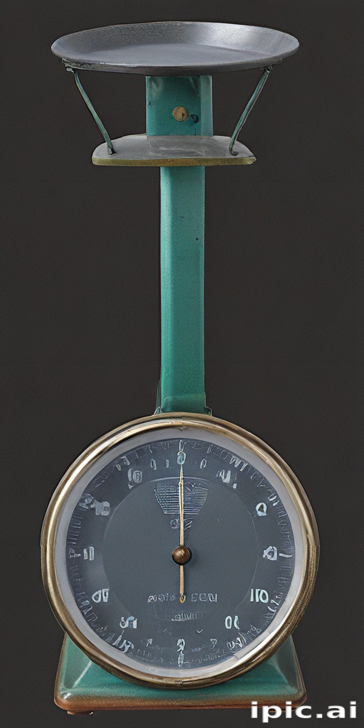 Vintage Mechanical Scale with a Classic Design and Elegant Features