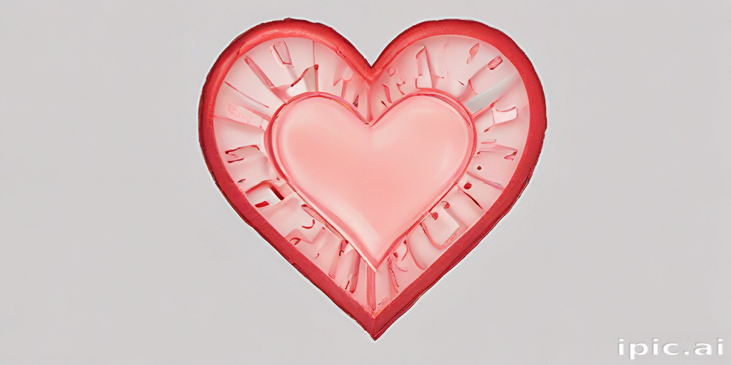 Intricate Heart Design Featuring Layers of Love and Artistic Expression