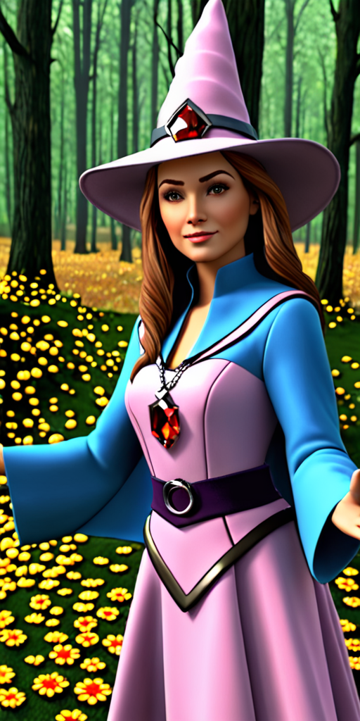 world of wizards who uses gems for magic 3d maim scene of tv serieos in ...