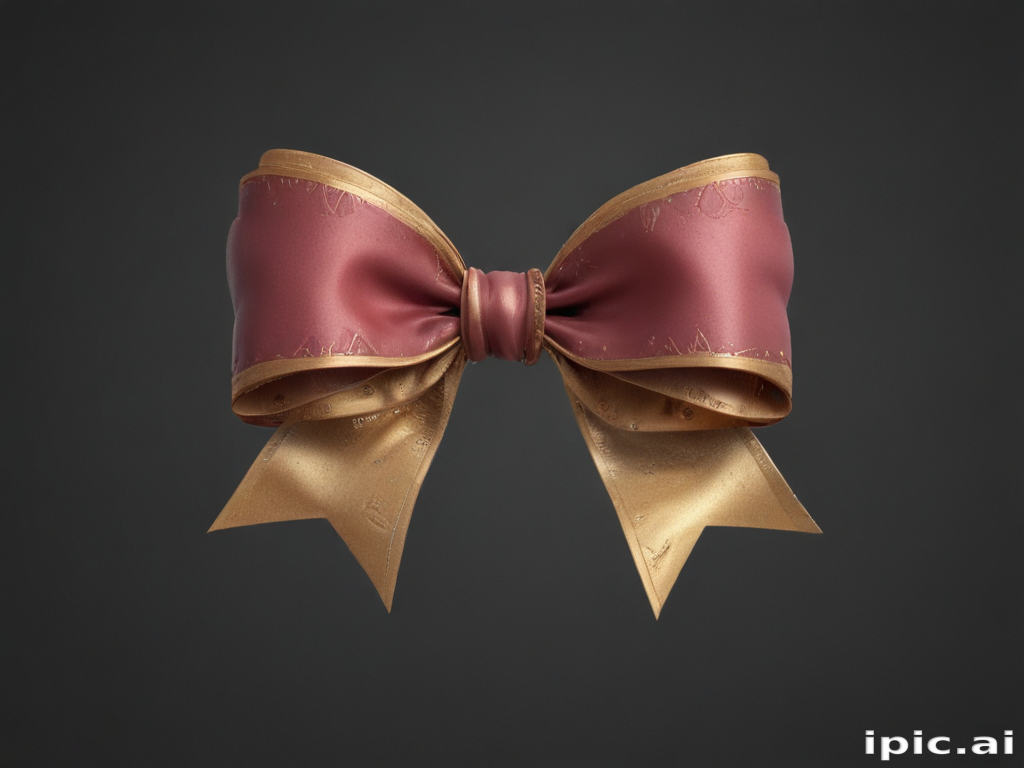 Elegant Decorative Bow with Rich Colors and Luxurious Satin Finish.
