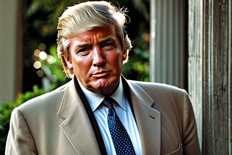 Blonde Donald Trump Columbo