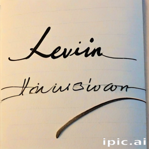 Elegant Handwritten Signatures of Levin and Hainubian in a Notebook