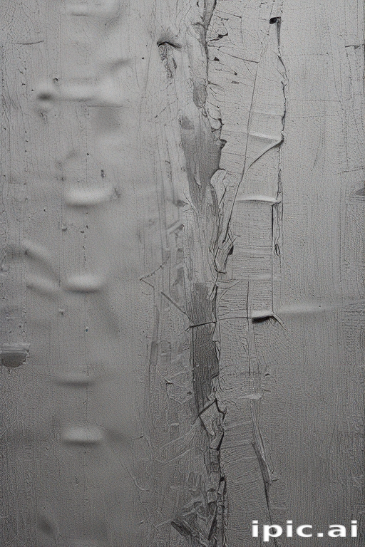 Abstract Texture of Grey Paint with Unique Patterns and Surface Details