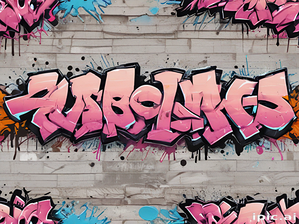 Vibrant Urban Graffiti Art Featuring Bold Colors and Dynamic Lettering ...