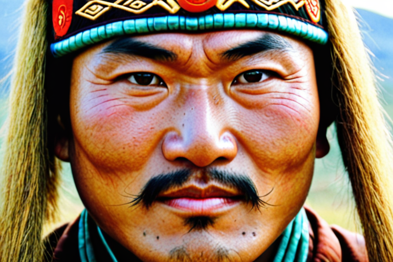 Mongolian face