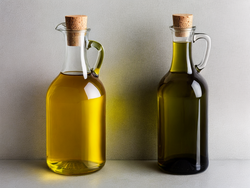 Create an image of an olive oil bottle