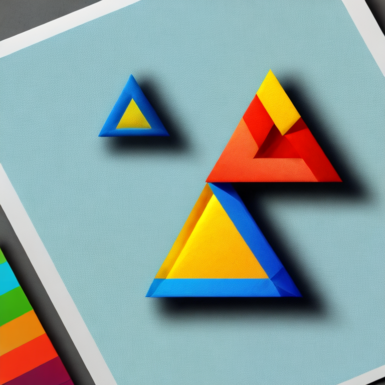 Design logo with MAAT letters using a triangle, the letters integrated ...