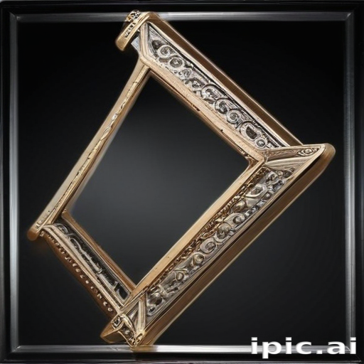 Elegant Decorative Picture Frame Showcasing Intricate Design and ...