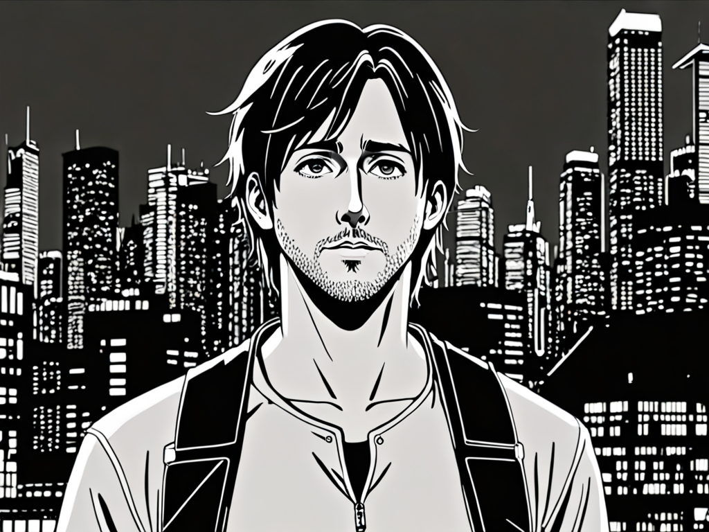 manga, anime, ghibli, light, ryan gosling, 2d, ghost in a shell, death ...