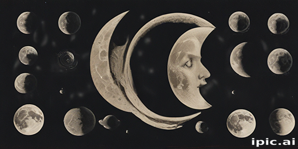 Celestial Phases: A Dreamy Journey Through the Moon's Mystical Faces