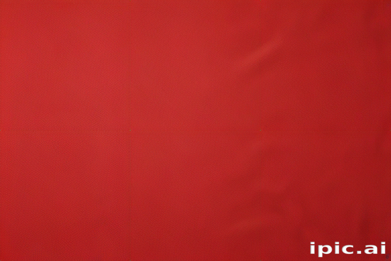 Bright Red Fabric Background Ideal for Creative Projects and Designs